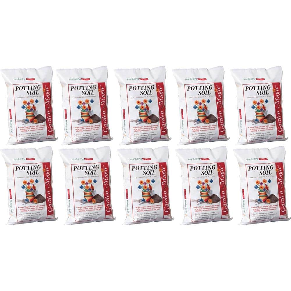 BACCTO Garden Magic Potting Soil Mix, 20 Pound Bag (10 Pack) 10 x 5720 ...