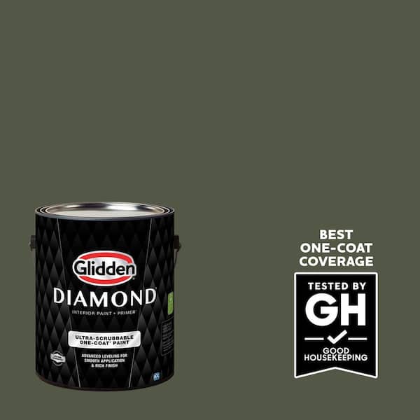 Glidden Diamond 1 gal. PPG1128-7 Castle Stone Ultra-Flat Interior Paint ...