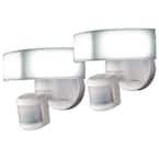 Lithonia Lighting 180-Degree Bronze Motion Activated Outdoor Integrated ...