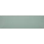 Daltile Stencil Mint 4 in. x 12 in. Glaze Porcelain Half Moon Floor and ...