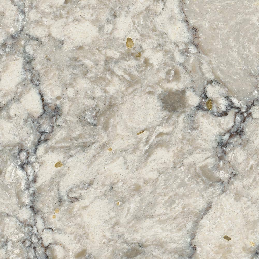 VIATERA Quartz Countertop Sample in Intermezzo LG-M004-VT - The Home Depot