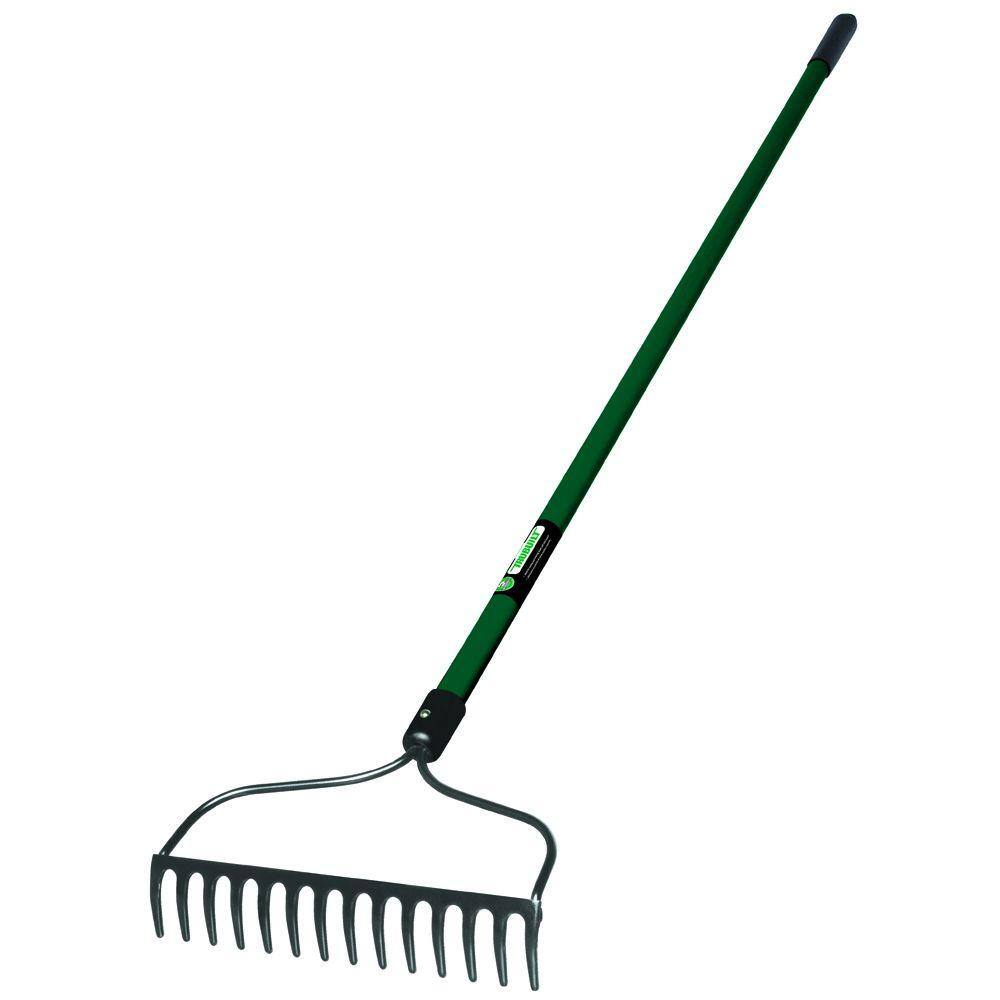 Tru Built 14-Tine Lawn Rake 33791 - The Home Depot