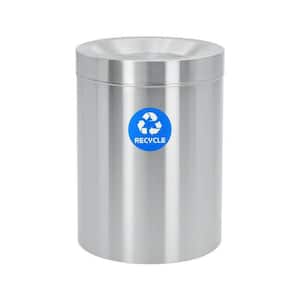 Alpine Industries 50 gal. Stainless Steel Commercial Recycling Bin ...