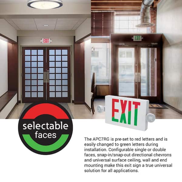 APC 25-Watt Equivalence Integrated LED Combo, Red and Green