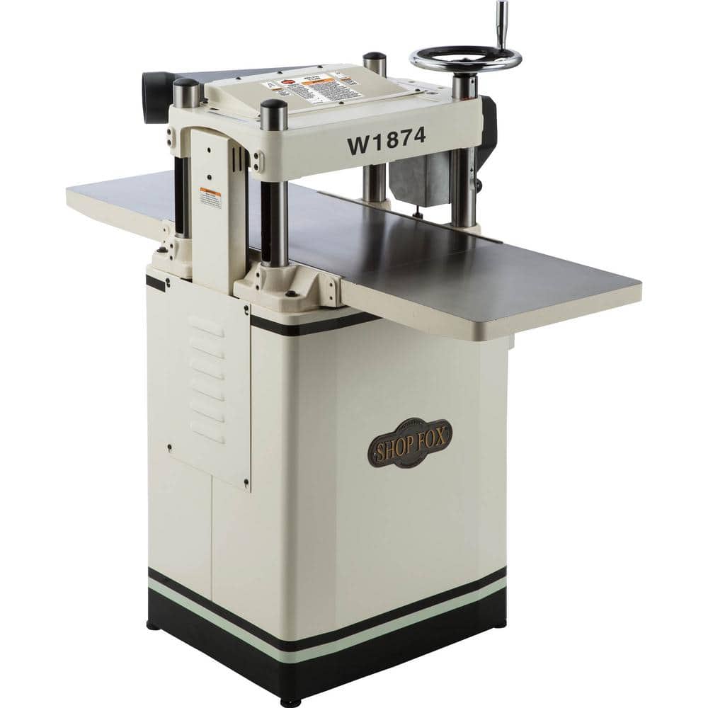 Grizzly Industrial 15 in. 3 HP Fixed-Table Planer with Helical ...