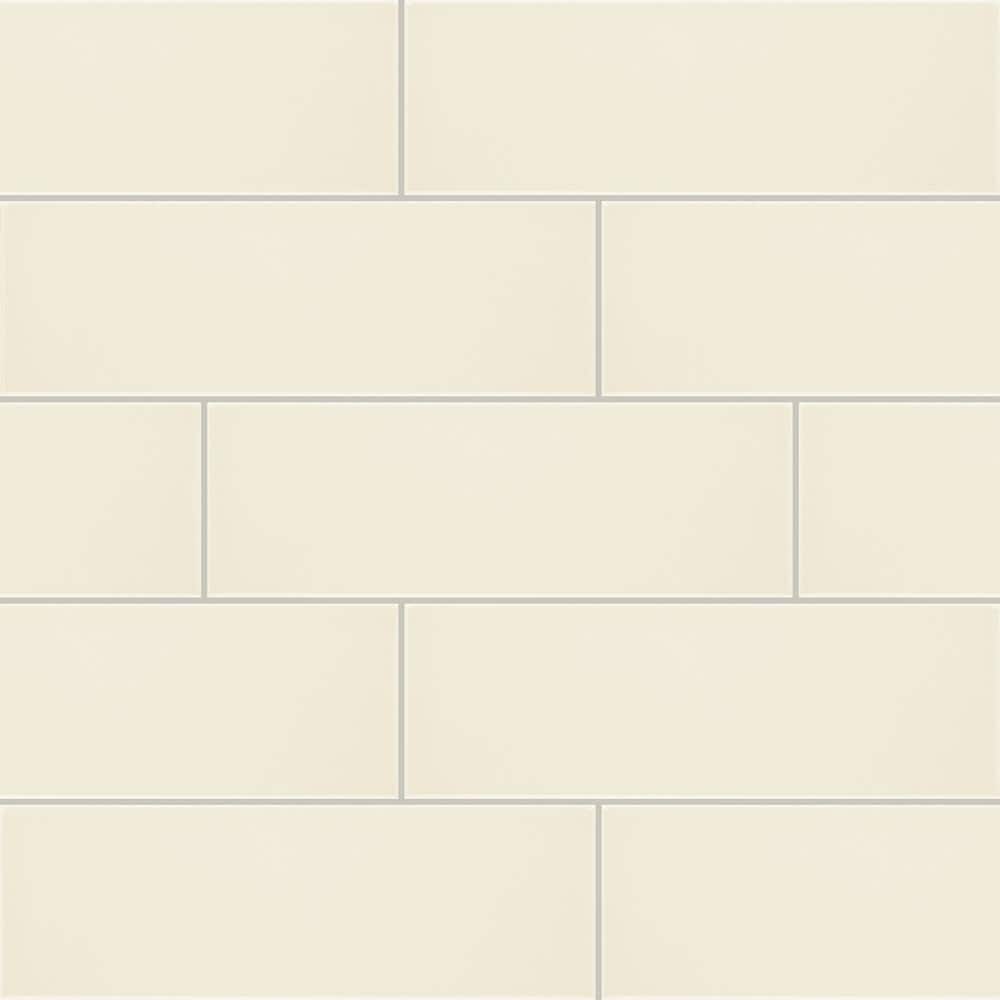 Reviews for Daltile Restore Ivory 4-1/4 in. x 12-7/8 in. Glossy Ceramic ...