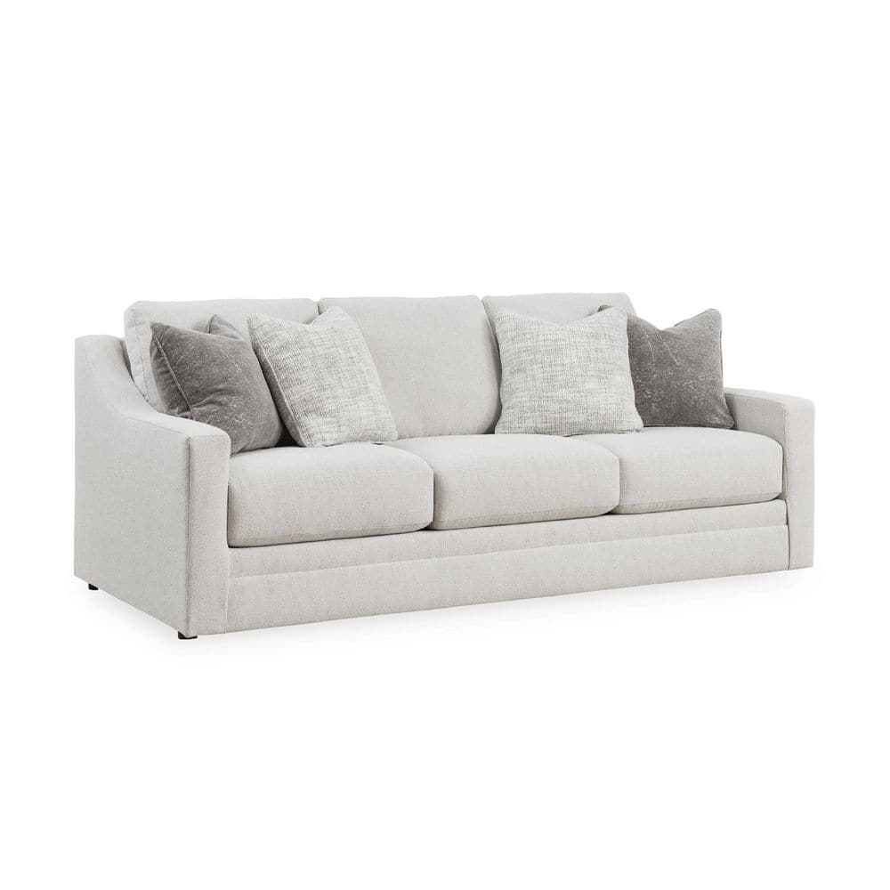 Signature DESIGN BY ASHLEY Maitelynn 88 in. Slope Arm Polyester ...
