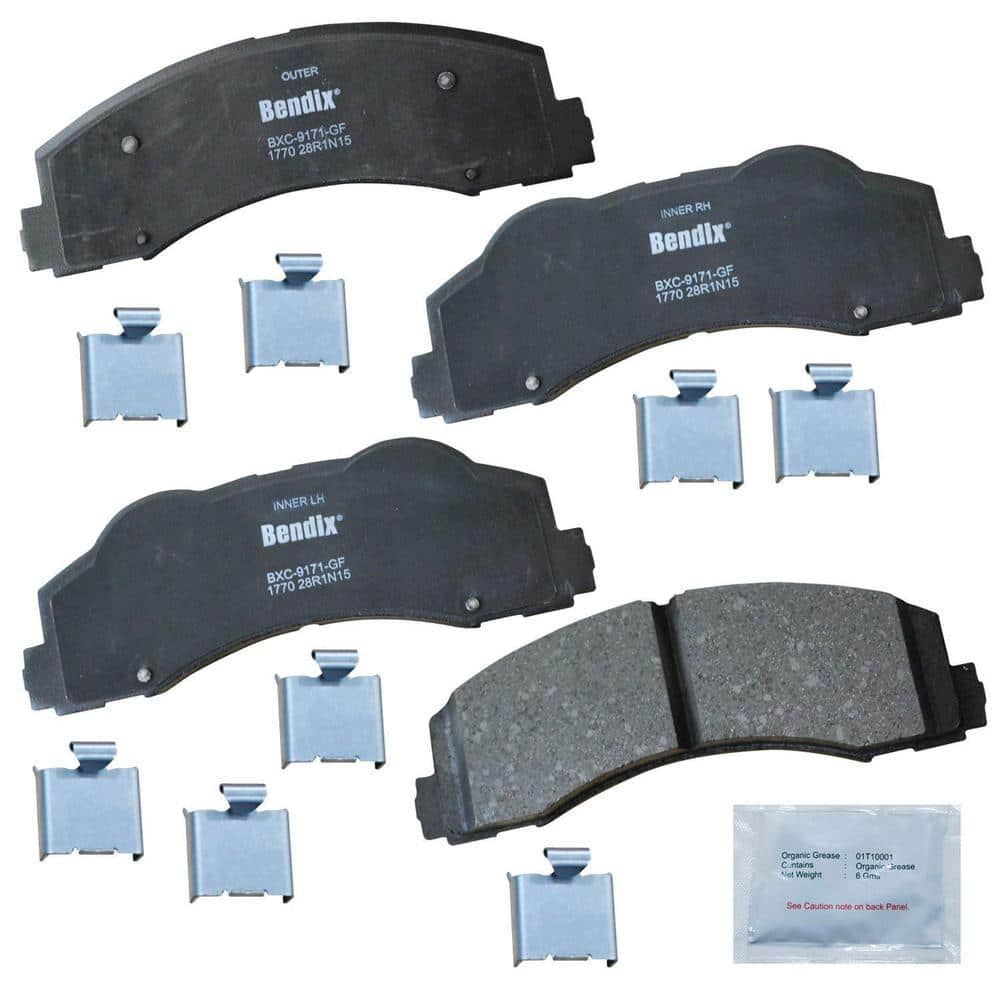 Bendix Premium Copper Free Disc Brake Pad Set CFC1770 - The Home Depot