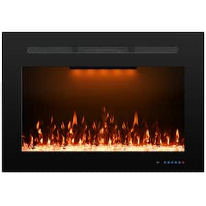 Edendirect 35 in. Electric Fireplace Insert with Remote Control ...