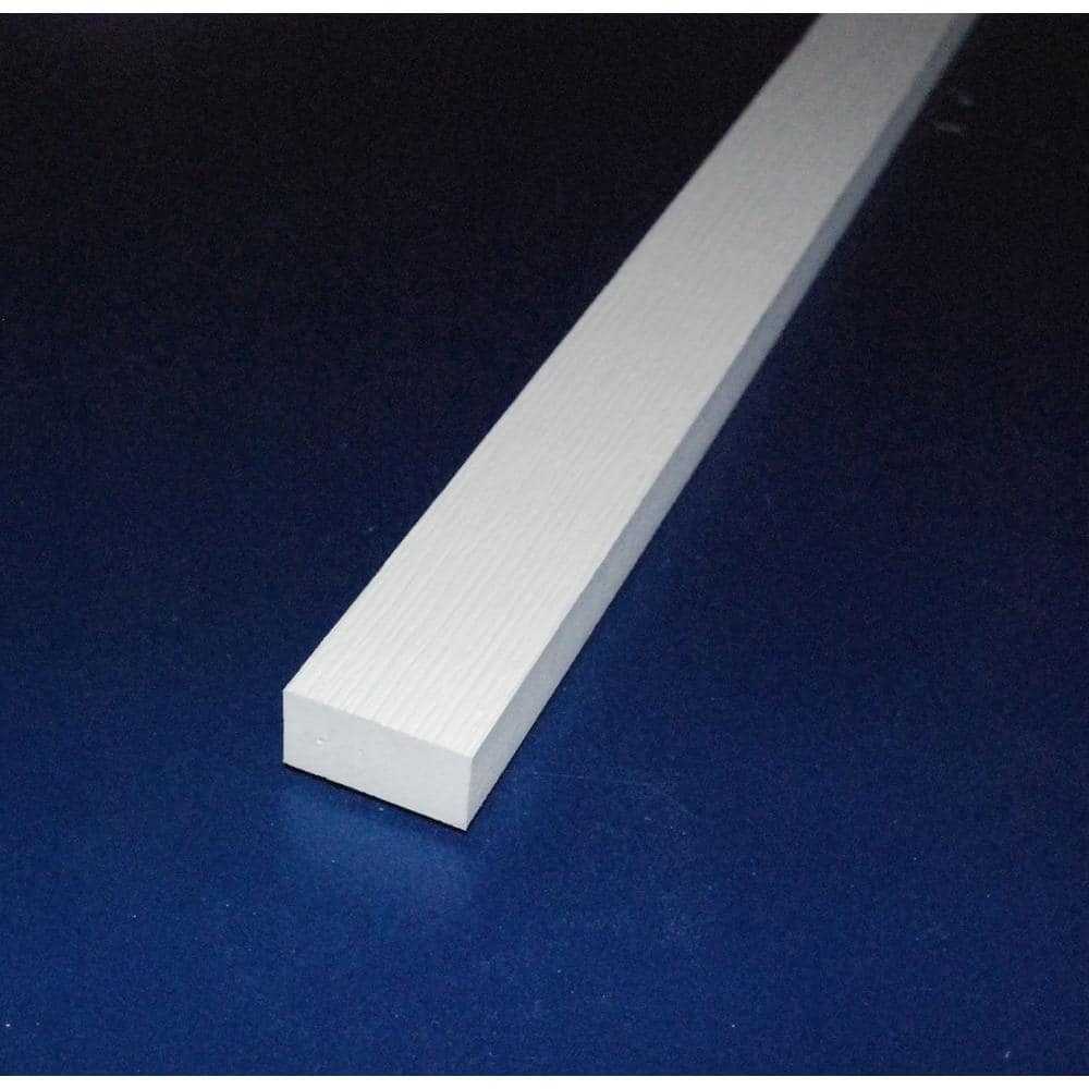 AZEK Trim 3/4 in. x 1-1/2 in. x 8 ft. Frontier Trim PVC Board 738252 ...
