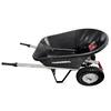 Husky 6 cu. ft. Poly Wheelbarrow with Flat-Free Tires 6CU WHEELBARROW ...