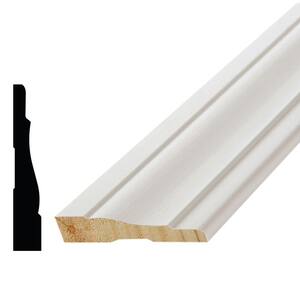 HOUSE OF FARA 1/2 in. D x 2-1/4 in. W x 96 in. L Primed Poplar Wood PFJ ...