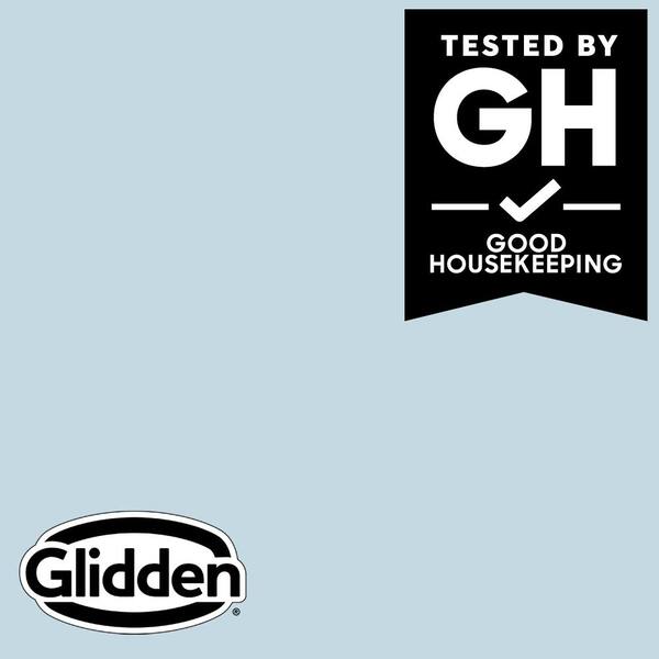 Glidden Premium 1 gal. PPG1157-2 Blue Pearl Semi-Gloss Interior Latex ...
