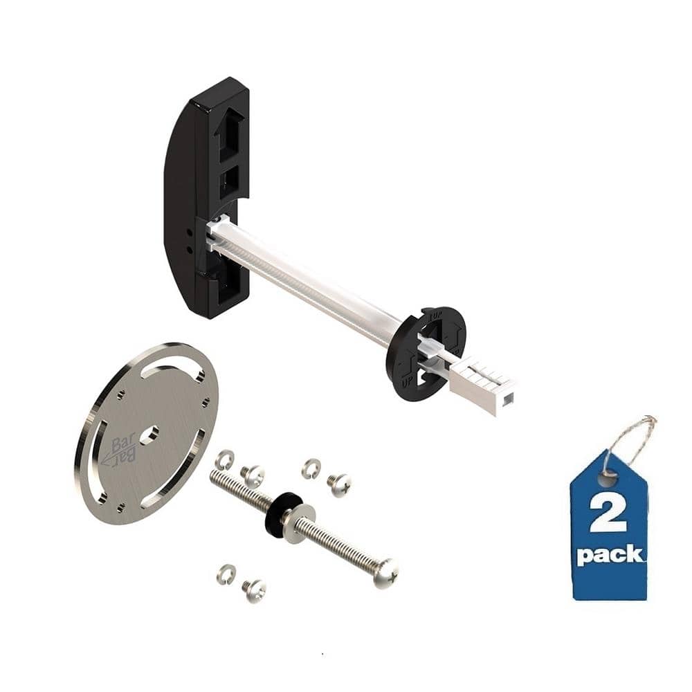HEALTHCRAFT Easy-Mount Wall Anchor 3.5 in. for Securing Grab Bars on ...