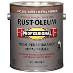 Rust-Oleum Professional 1 gal. High Performance Flat Rusty Metal Oil ...