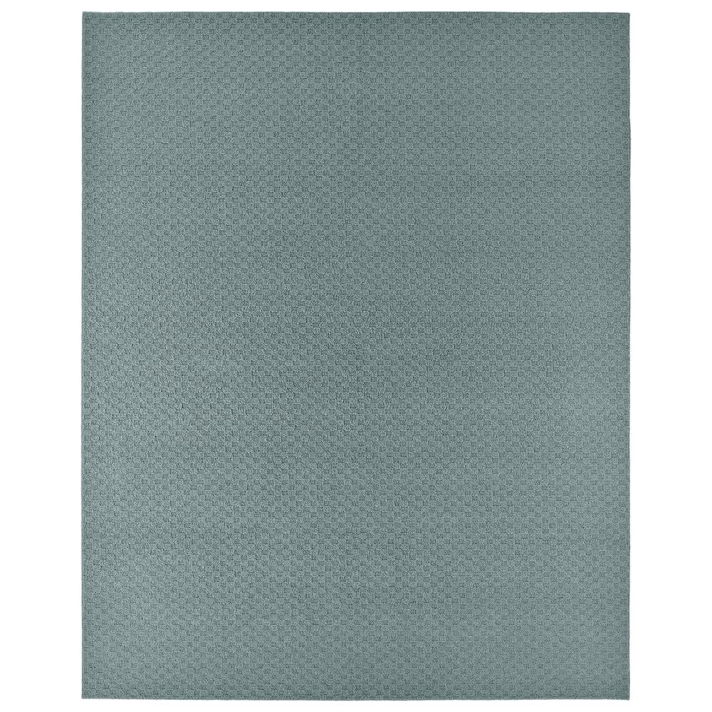 Garland Rug Town Square Sea Foam 8 ft. x 10 ft. Geometric Area Rug ...