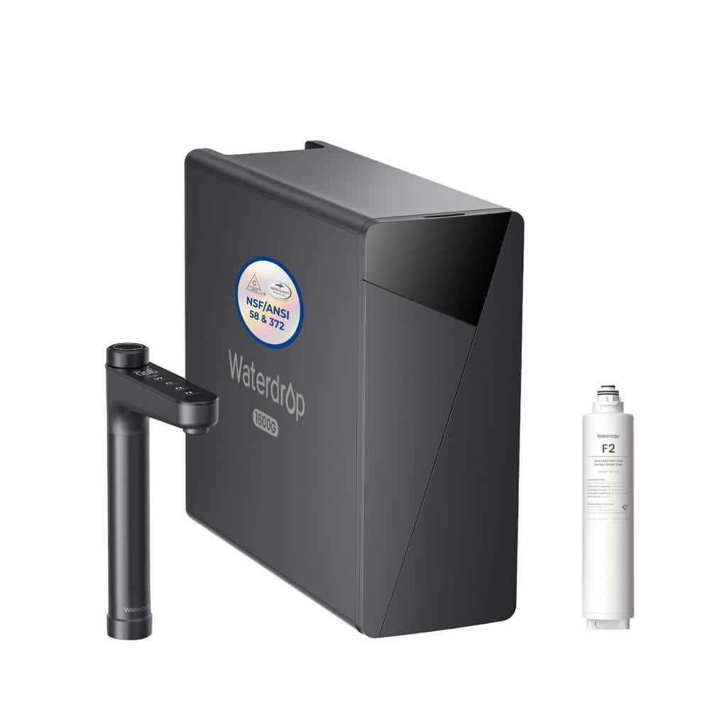Waterdrop X16 Tankless Reverse Osmosis System, NSF/ANSI 58, 372 Certified,Alkaline Mineral pH+ ...