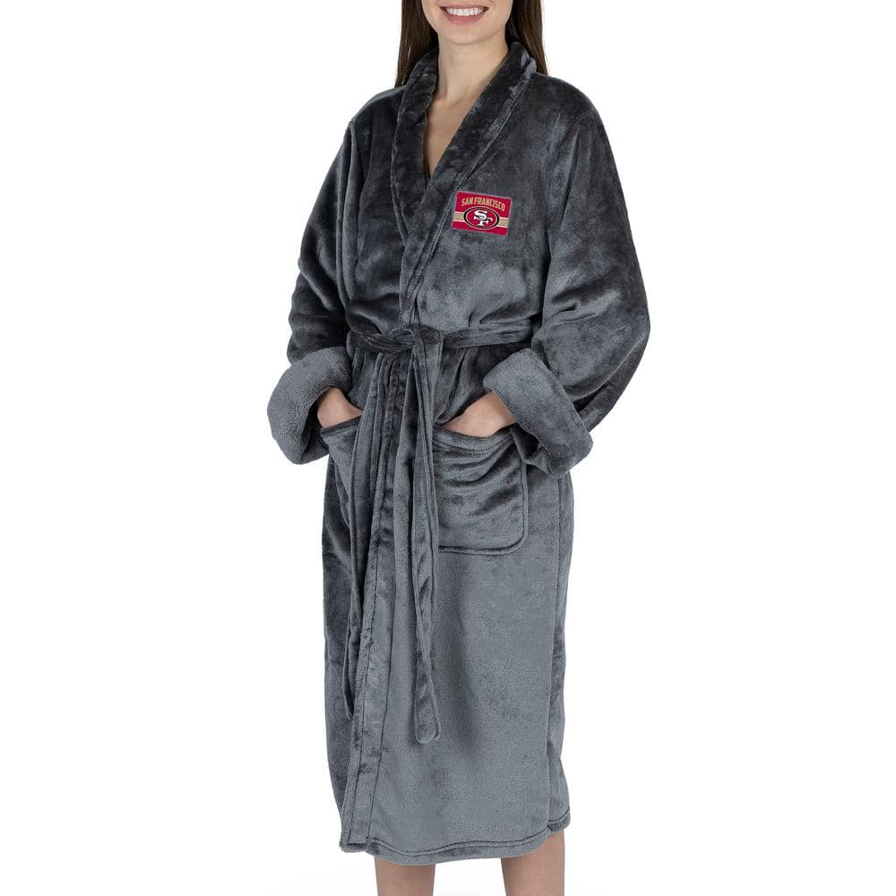 THE NORTHWEST GROUP NFL 49ERS Rollout Charcoal S/M Silk Touch Robe ...