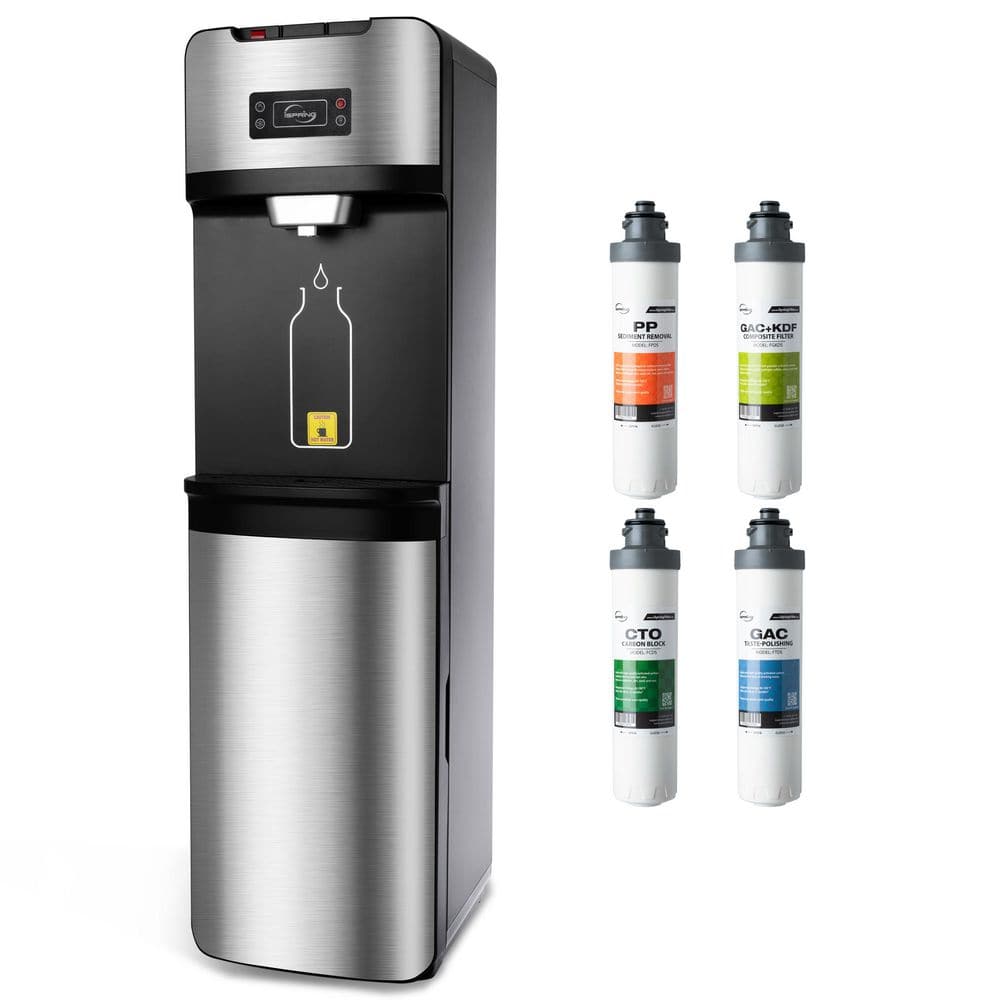 Save 24% • iSpring Stainless Steel Freestanding Bottleless Water Dispenser