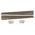 ProFlex 48 ft. x 0.18 in. x 4 in. Brown Aluminum Edging Kit 1806BR-48C ...