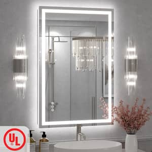 Apmir 55in. W x 30in. H Rectangular Frameless UL Certified RGB and LED ...