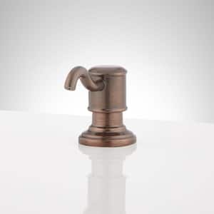 SIGNATURE HARDWARE Amberly Sink Mount Soap Dispenser in Satin Copper ...