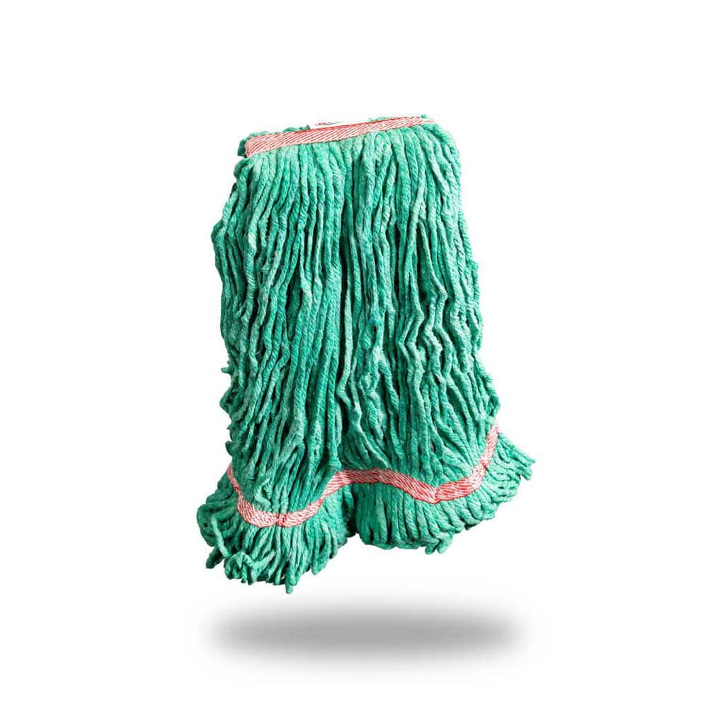 Libman Large String Mop Premium Blended Looped-End Wet Mop Head (Green ...
