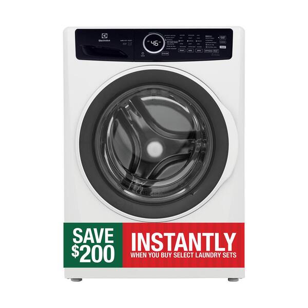 Reviews for Electrolux 27 in. 4.5 cu. ft. High Efficiency Front Load Washer with LuxCare Wash System 20 minutes Fast Wash ENERGY STAR in White Pg 1 The Home Depot
