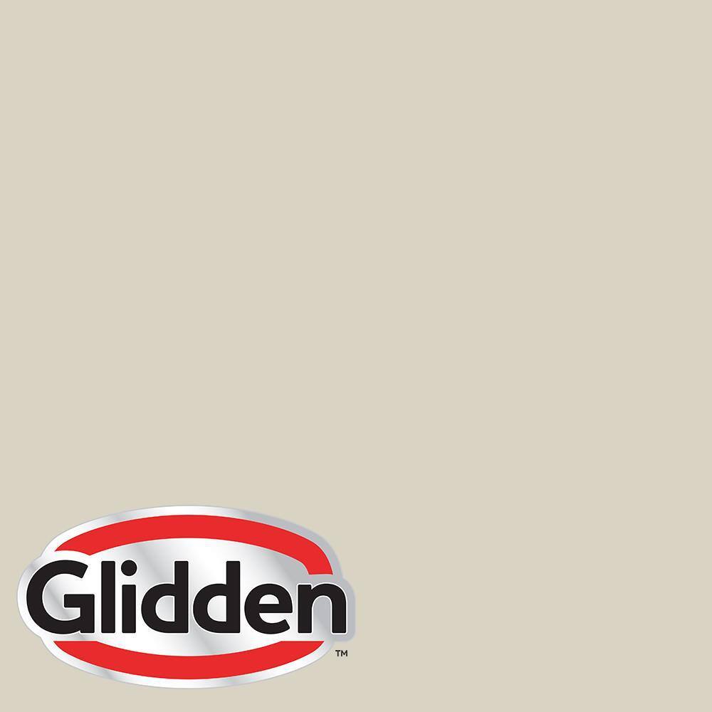 Glidden Essentials 1 gal. #HDPWN57D Papyrus Paper Flat Exterior Paint ...