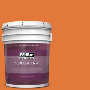 BEHR PREMIUM PLUS 1 gal. #S-G-260 Citrus Blast Hi-Gloss Enamel Interior ...