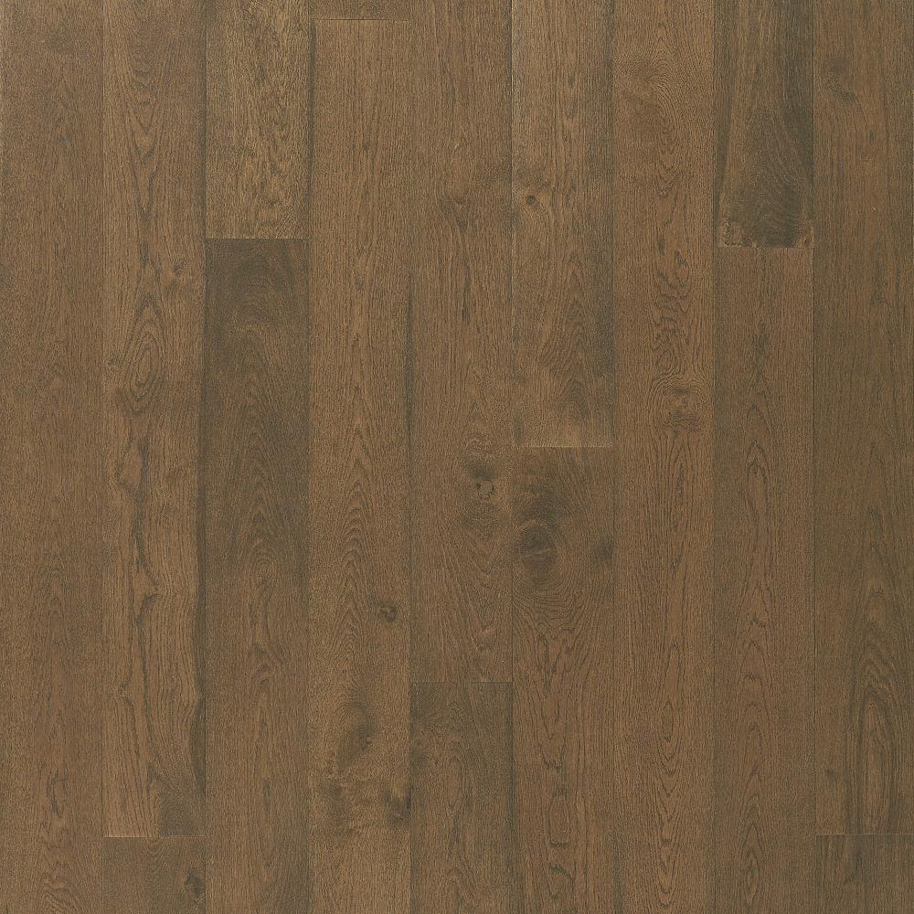 Mohawk Village Square Rigby Oak 0.37 in. T x 6.5 in. W Wirebrushed ...