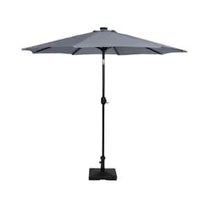 WESTIN OUTDOOR 9 ft. Tilt and Crank Patio Table Umbrella With Square ...