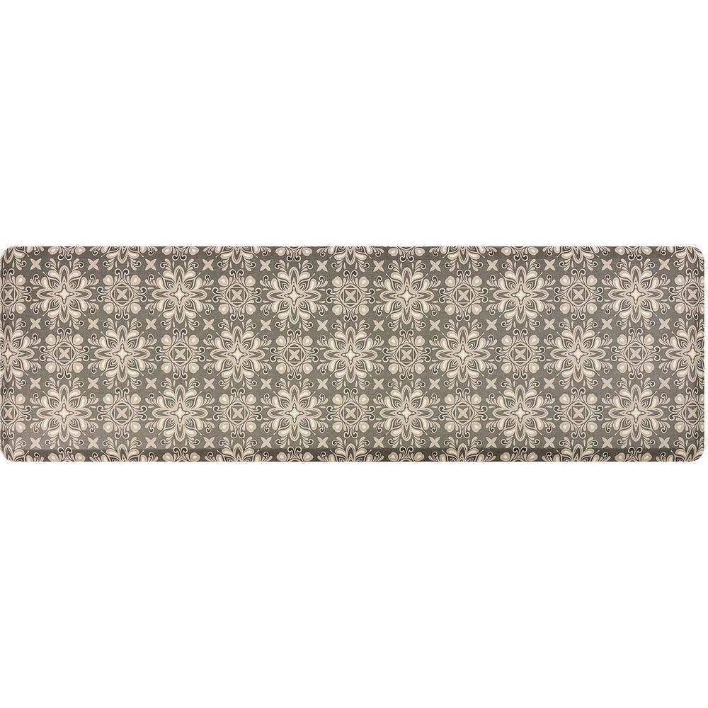 Bungalow Flooring Sole Comfort Anti-Fatigue Mat, Boho Medallions : Dark ...