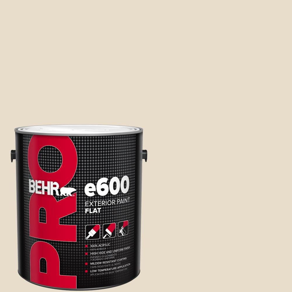 BEHR PRO 1 gal. #YL-W12 Antique White Flat Paint PR61001 - The Home Depot BEHR PRO 1 gal. #YL-W12 Antique White Flat Paint PR61001 - The Home Depot