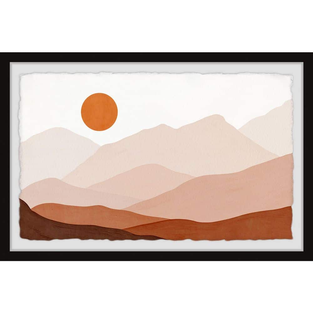 "Connected Mountains" by Marmont Hill Framed Abstract Art Print 20 in ...