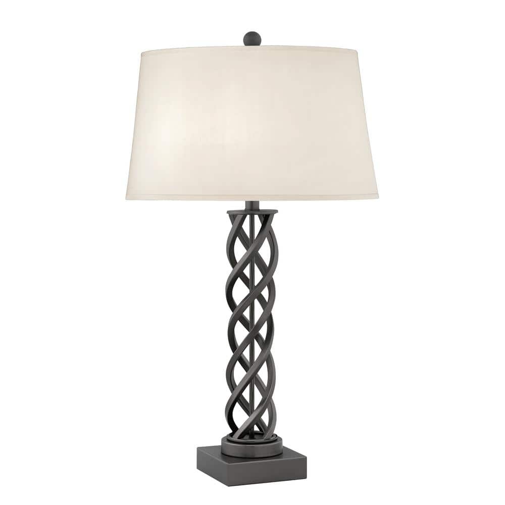 Taranto Gunmetal 32 in. Gunmetal Table Lamp GM809DLH-SGL