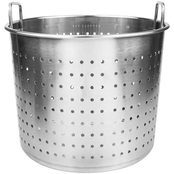 Stainless Steel Stock Pot Strainer Basket Insert Seafood Boil Pot with ...