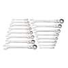 GEARWRENCH Metric 90-Tooth Flex Head Combination Ratcheting Wrench Tool Set (16-Piece) 86728 ...