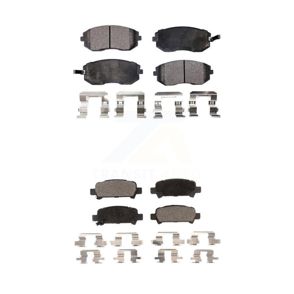 TEC Front Rear Ceramic Brake Pads Kit For Subaru Outback Impreza ...