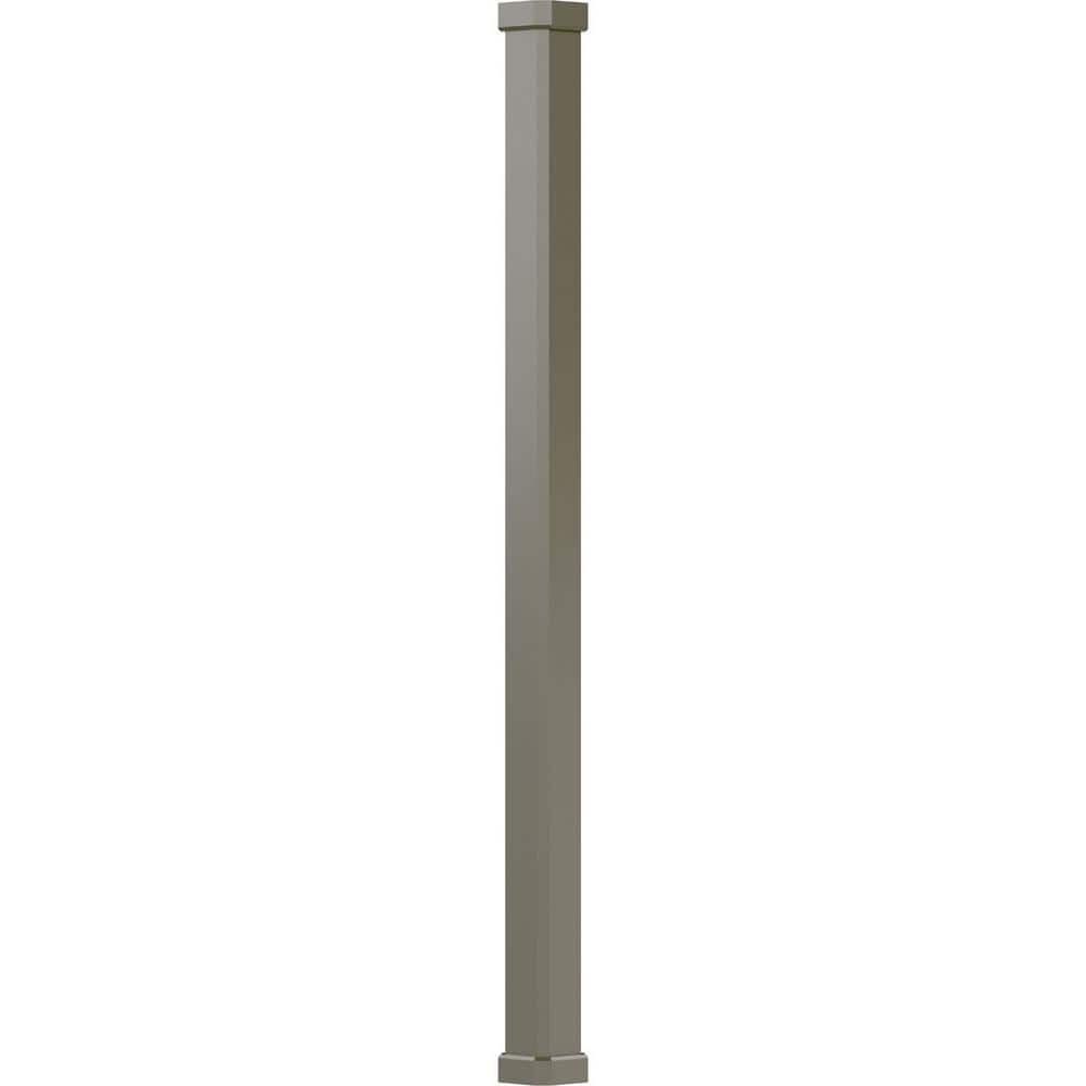 AFCO 8' x 5-1/2" Endura-Aluminum Craftsman Style Column, Square Shaft ...