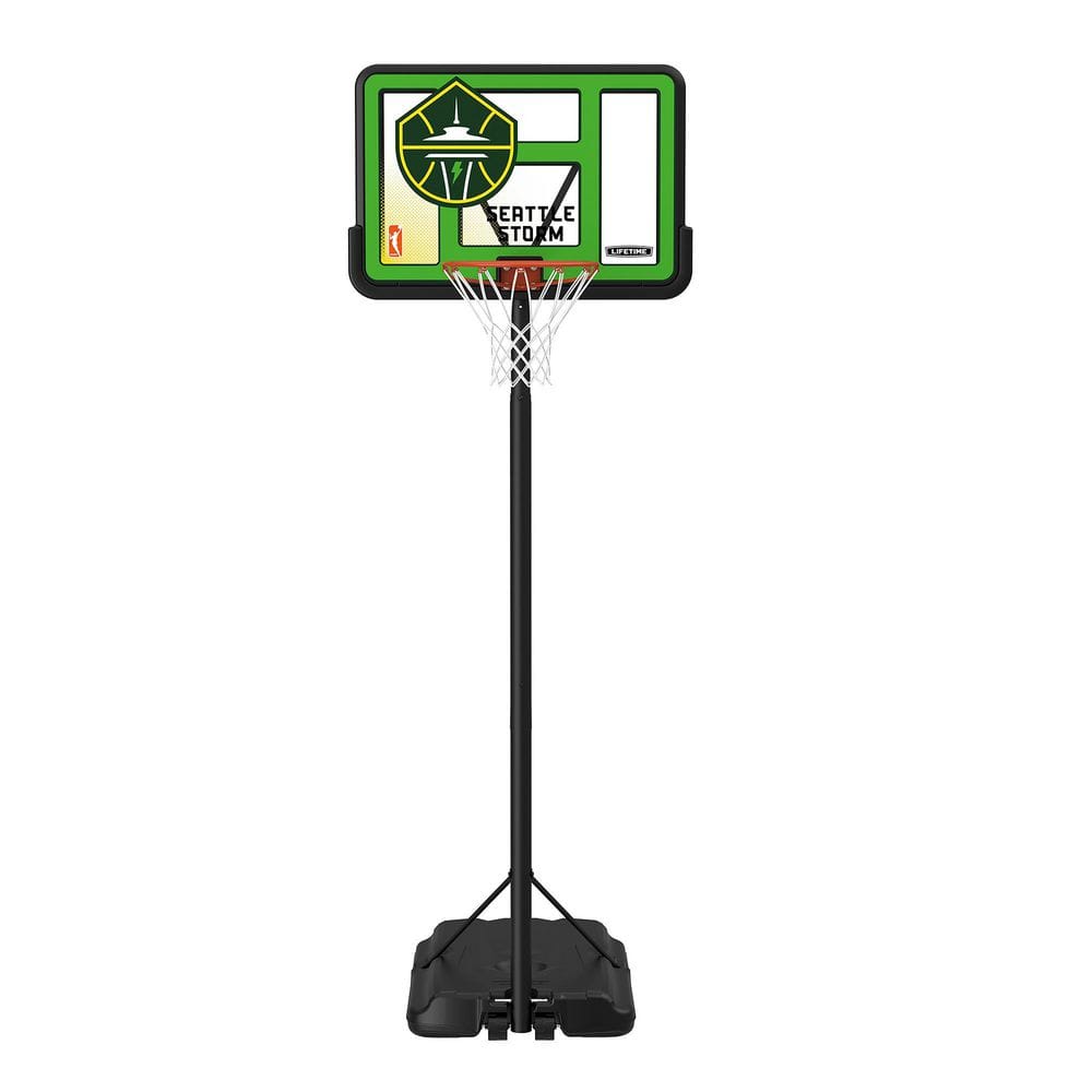 Lifetime WNBA Seattle Storm 44 in. Portable Basketball Hoop with Wheels ...