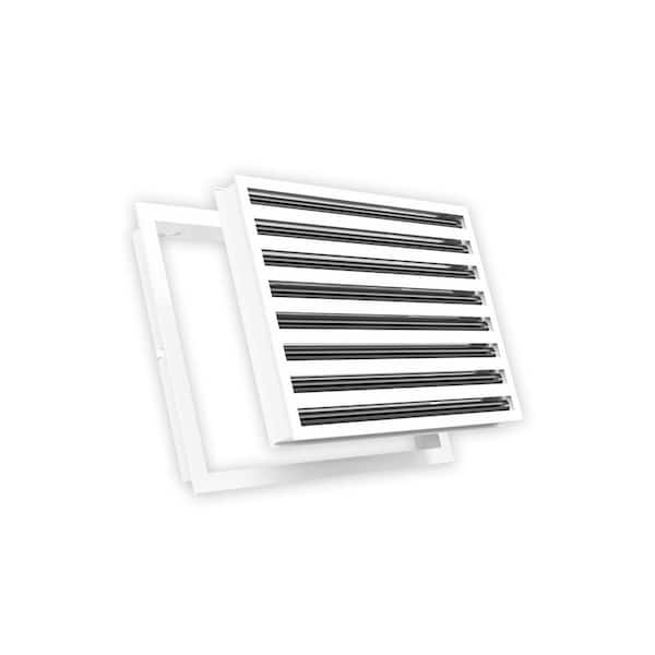 QuietCool 20 in. x 14 in. Aluminum Wall/Ceiling Linear Slot Diffuser in ...