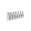 Husky BITE 3/8 in. Drive Metric Bit Socket Set (7-Piece) HB3DBS7M - The ...