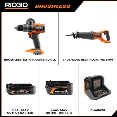 RIDGID - Power Tool Combo Kits - Power Tools - The Home Depot