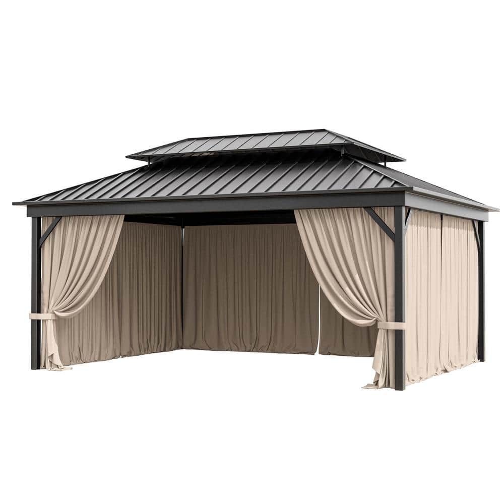 Hard Top Gazebo Aoodor 10 Ft. X 12 Ft. Gazebo Universal Replacement 4 ...