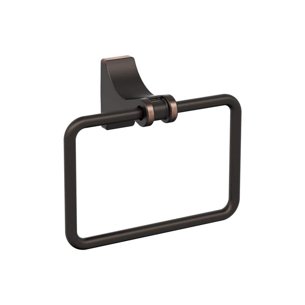 Amerock Davenport 5-1/4 in. (133 mm) L Towel Ring in Oil Rubbed Bronze ...