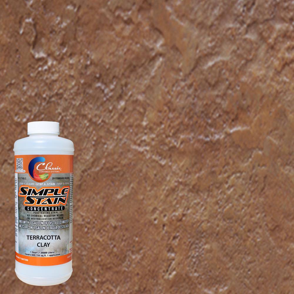 Classic Coatings Systems 1 qt. Terracotta Clay Concentrated Semi ...