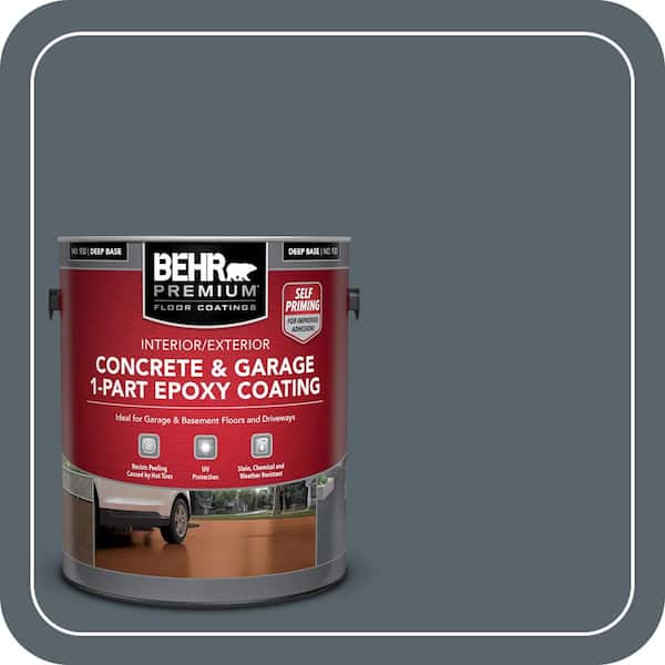 BEHR PREMIUM 1 gal. #N490-6 Calligraphy Self-Priming 1-Part Epoxy Satin ...