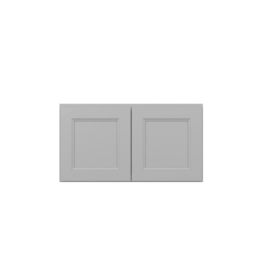 Rockingham Recessed 33 in. W x 18 in. H x 24 in. D in Painted Stratus Plywood Assembled Wall ...