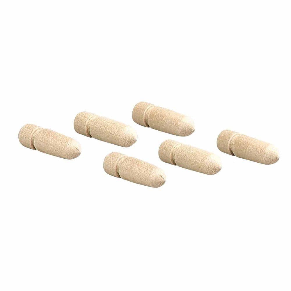 1-1/4 in. x 3/8 in. Wooden Pegs 95661 - The Home Depot